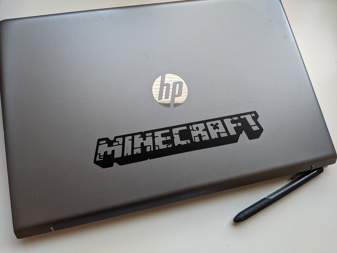 Minecraft Logo Decal Sticker | Laptop Decal | Laptop Sticker - Etsy