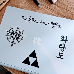 Custom Equation Decal Stickers | Laptop Decal | Laptop Sticker | Nerdy ...