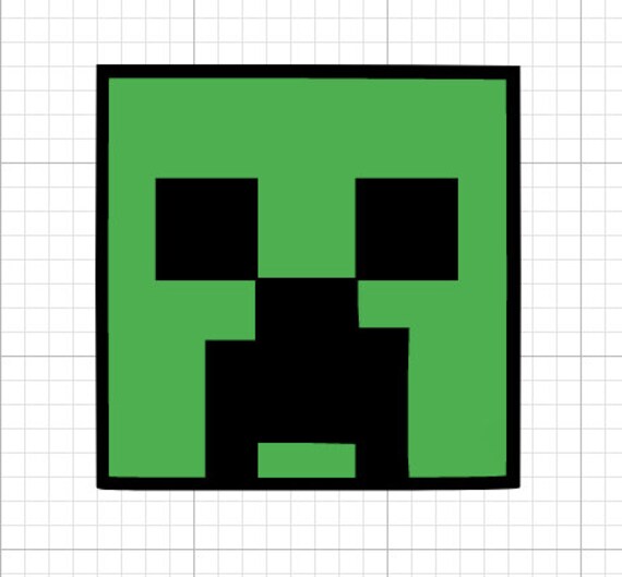 Creeper head minecraft logo - swimmens