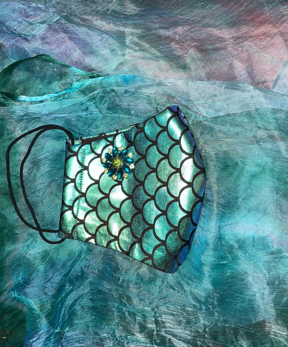 Iridescent Mermaid Mask - Etsy