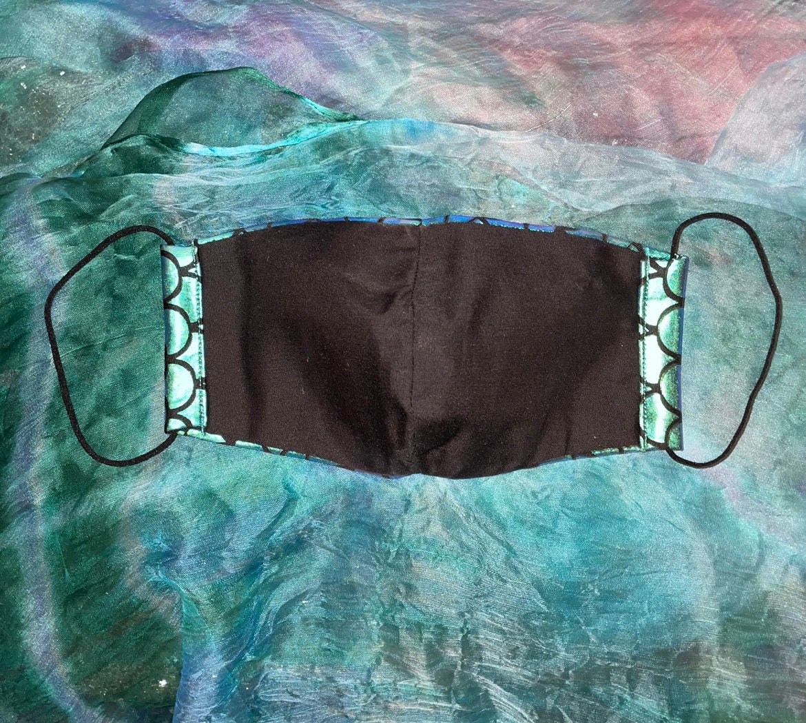 Iridescent Mermaid Mask - Etsy