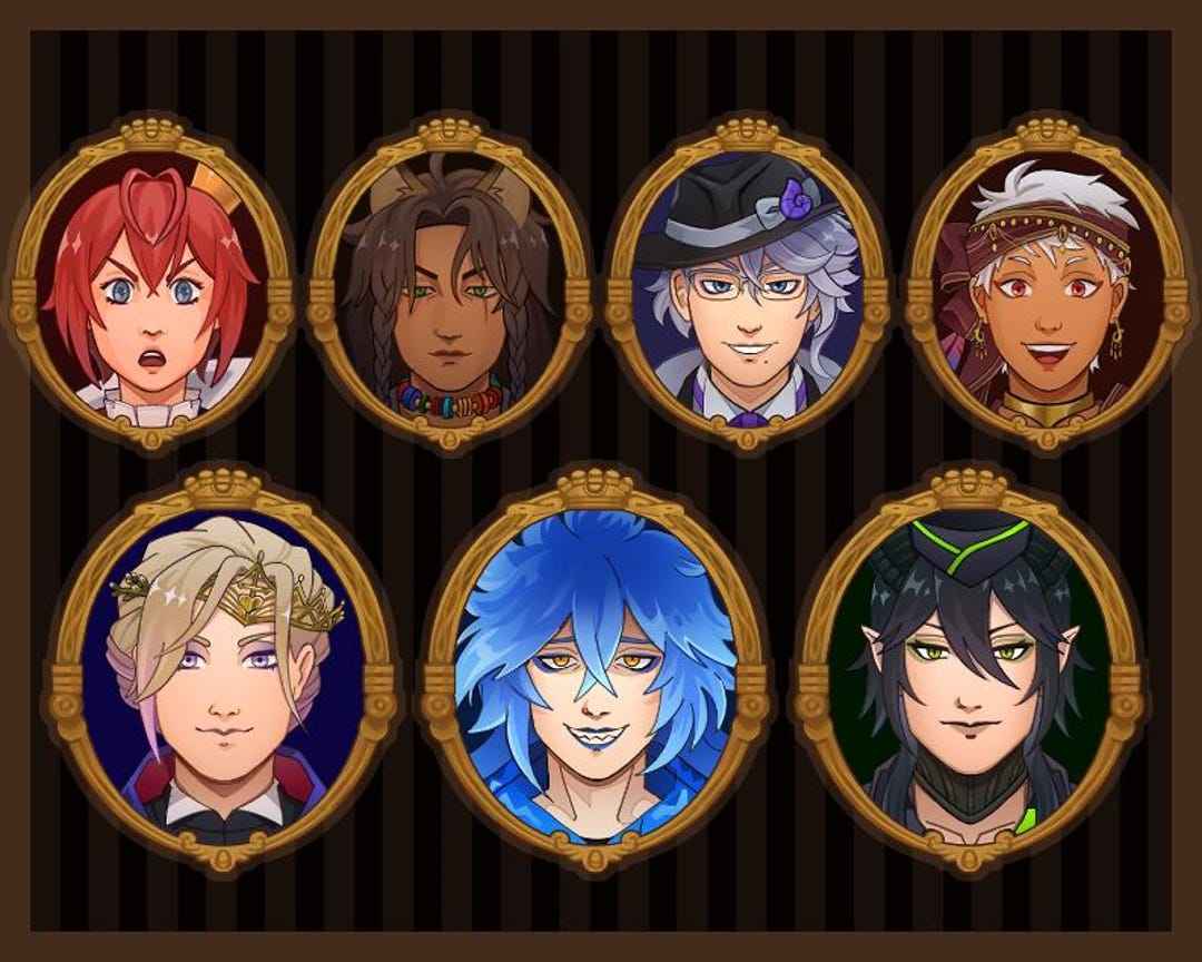 Twisted Wonderland Housewarden Acrylic Portrait Charms TWST - Etsy