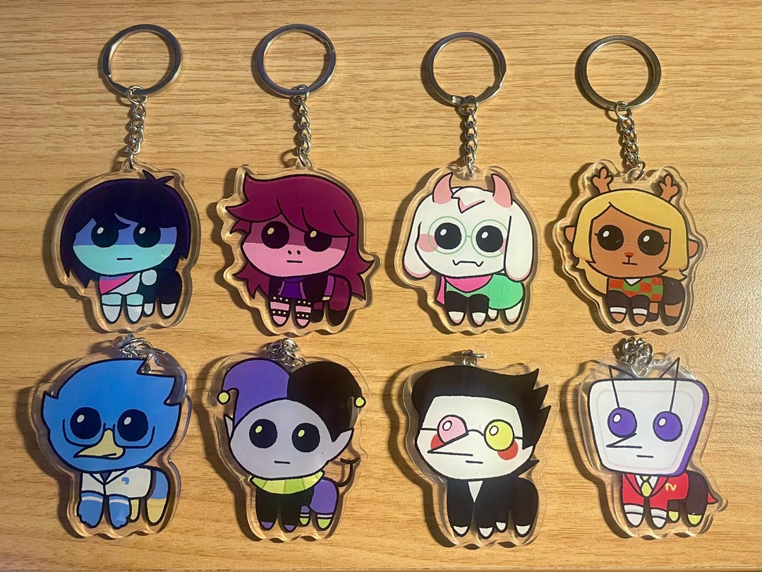 Deltarune Game TBH Charms - Etsy