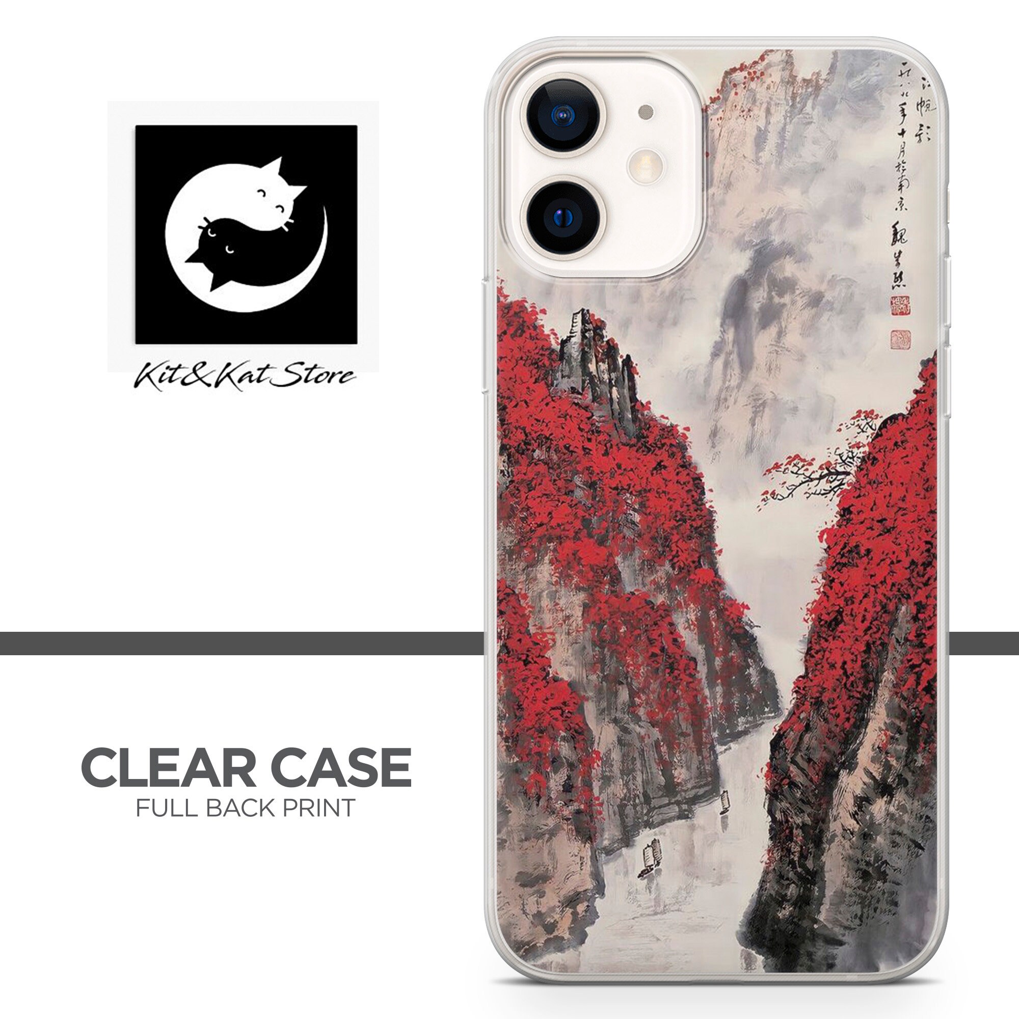 Japanese Minimalism Phone Case Art Cover for Iphone 13 12 - Etsy
