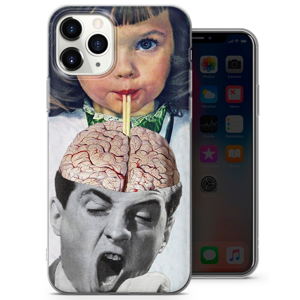 Gore Phone Case Creepy Photo Art Cover iPhone 17, 16, 15, 14, 13, 12 ...
