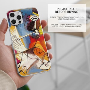Picasso Art Phone Case Cubism Painting Cover for iPhone 17, 16, 15, 14 ...