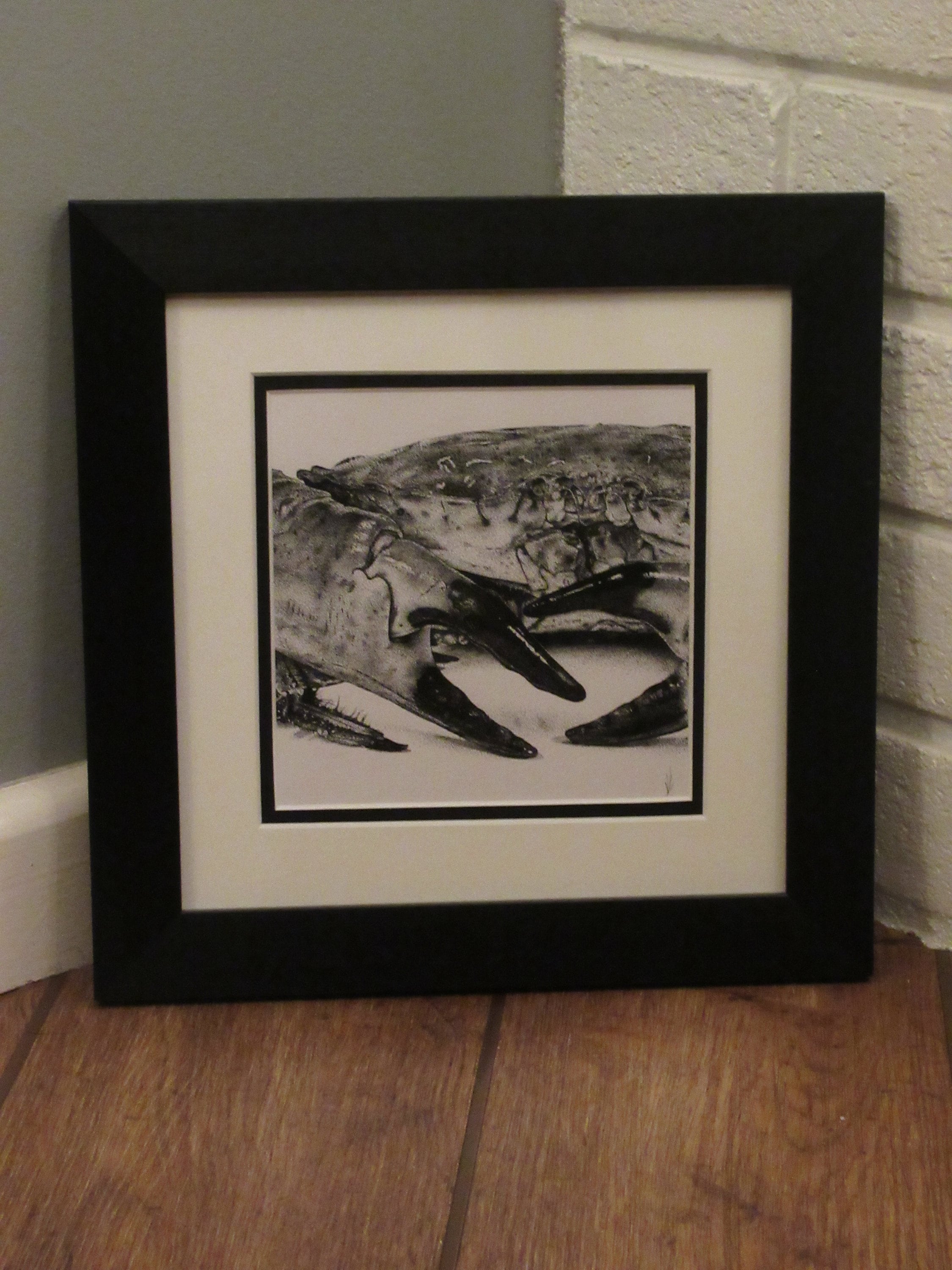 Cornish Crab Pointillism Drawing Fine Art 6" X 6" Print - Etsy