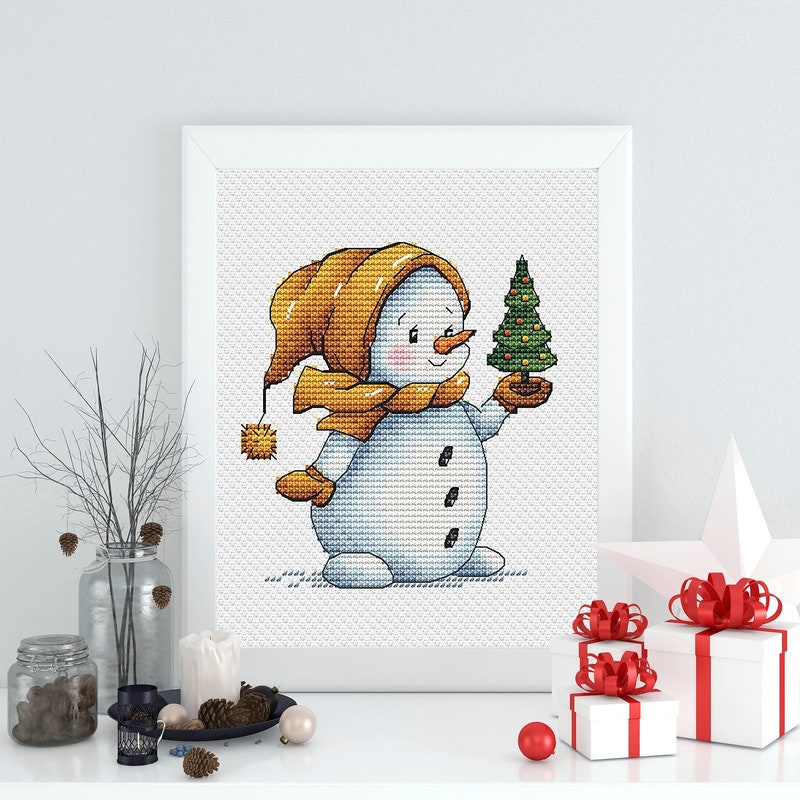 Cross Stitch Christmas Ornament Pattern - Etsy