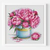 Realistic Flower Cross Stitch Pattern PDF Beautiful Watercolor Blooms ...