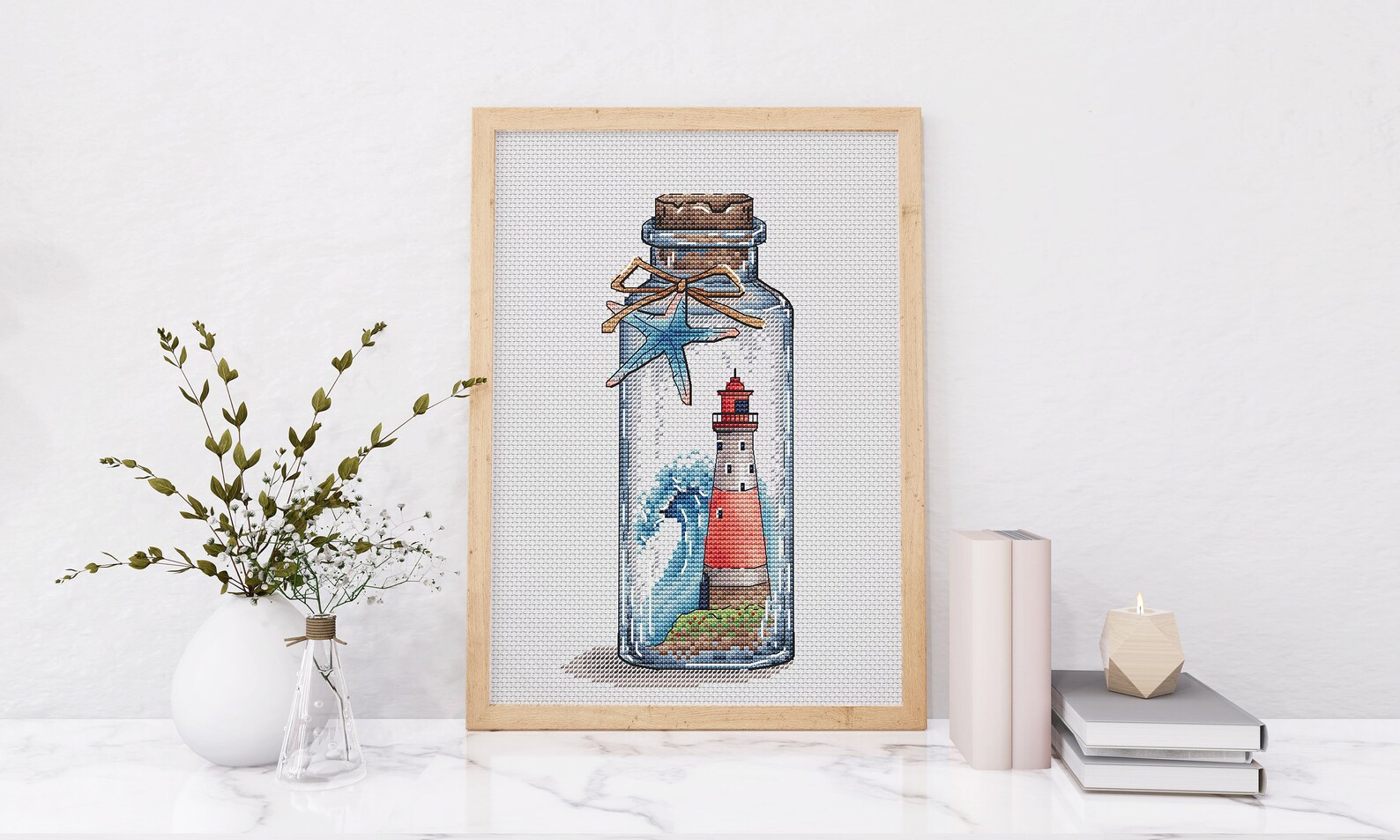 Lighthouse Cross Stitch Pattern PDF Instant Download Travel - Etsy