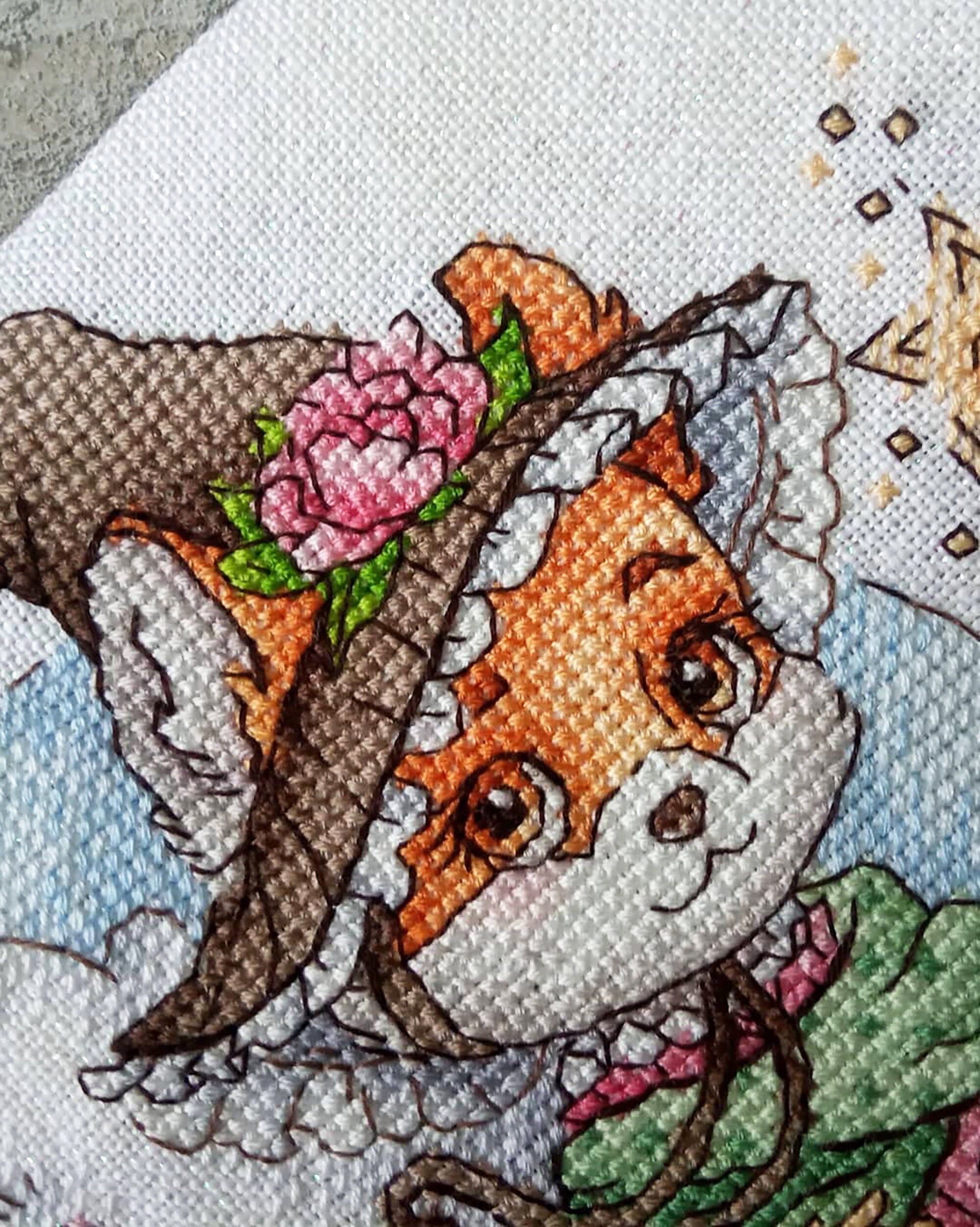 Fox Cross Stitch Pattern PDF Nursery Counted Cross Stitch - Etsy