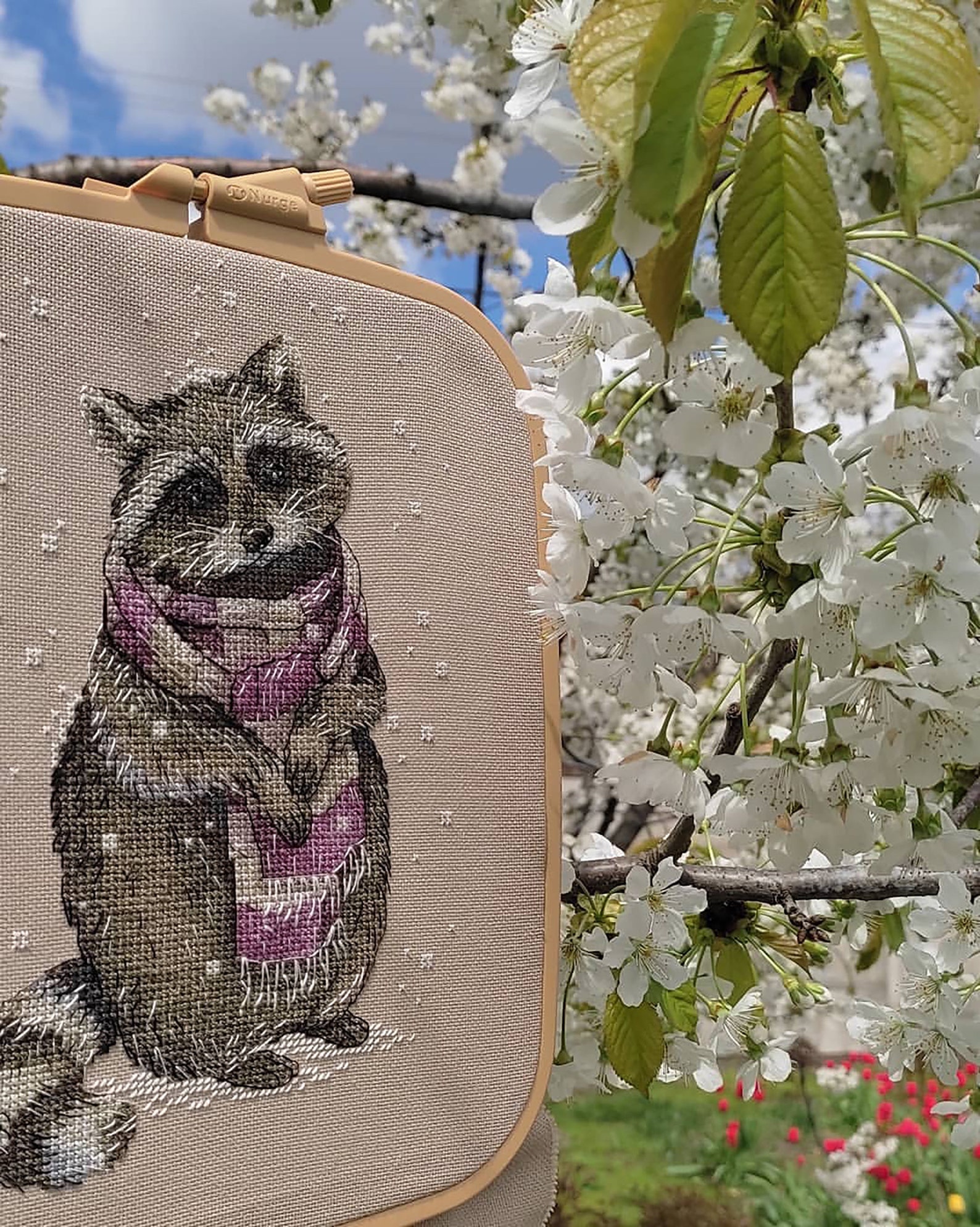 Raccoon Cross Stitch Animal Cross Stitch Pattern PDF Instant - Etsy UK