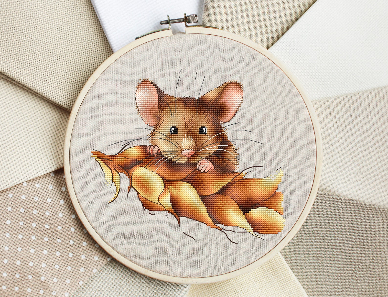 Mouse Cross Stitch Pattern PDF Mice Cross Stitch Corn Cross - Etsy