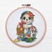Easter Bunny Cross Stitch Pattern, Easter Basket Cross Stitch, Easter ...