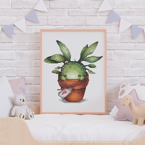 Cross Stitch Pattern Mandrake ,mandrake Root Embroidery Chart, DMC ...