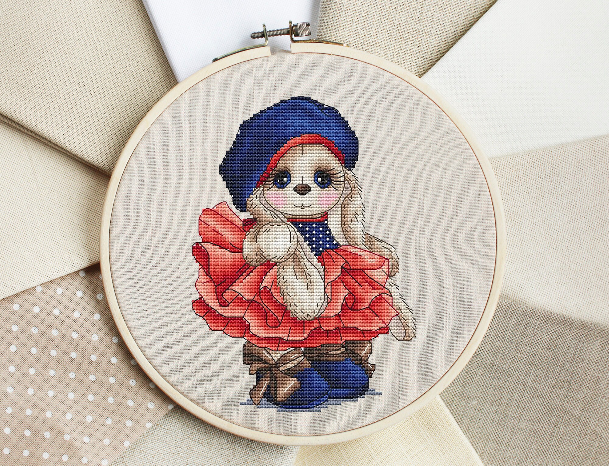 Bunny Cross Stitch Pattern PDF Instant Download Rabbit Cross - Etsy