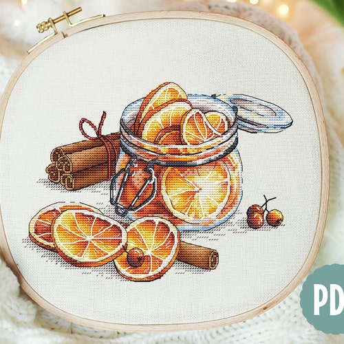 Kitchen Cross Stitch Pattern PDF Instant Download Jar Cross - Etsy