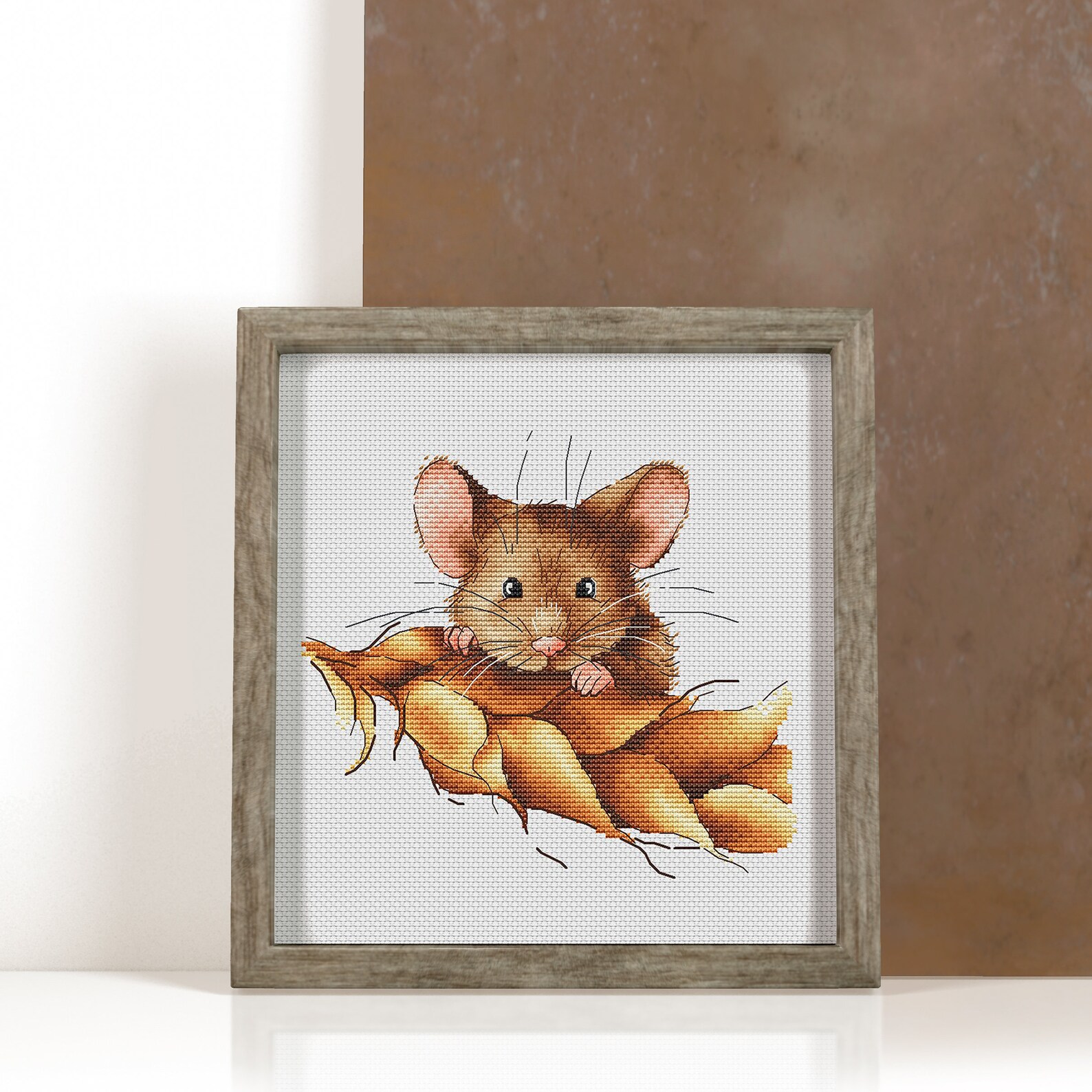 Mouse Cross Stitch Pattern PDF Mice Cross Stitch Corn Cross - Etsy