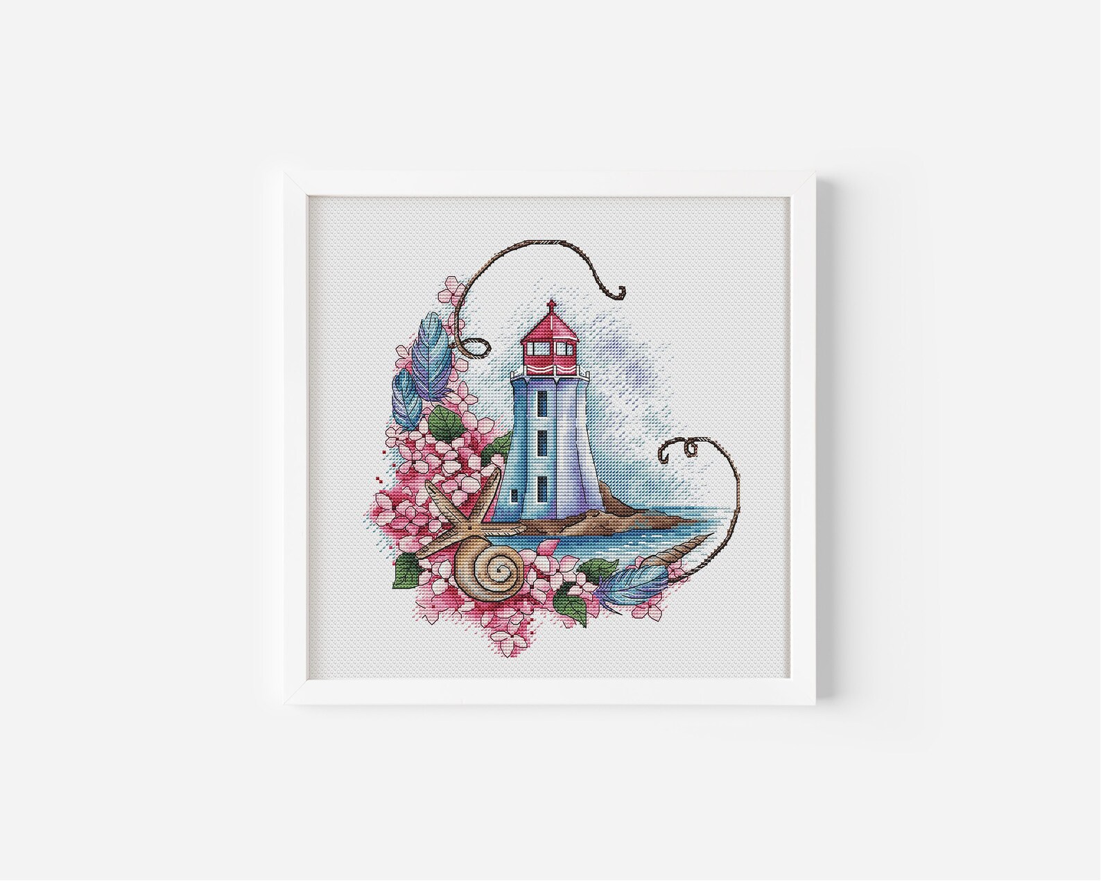 Lighthouse Cross Stitch Pattern PDF Instant Download Travel | Etsy