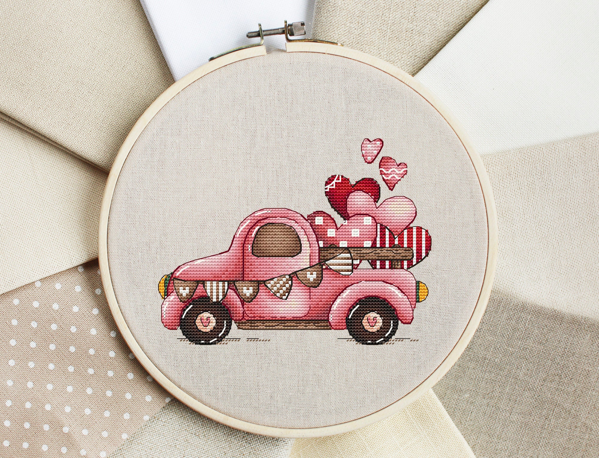 Car Cross Stitch Pattern PDF Instant Download Love Counted - Etsy