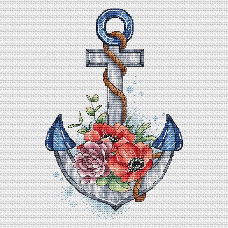 Nautical Cross Stitch Pattern PDF Sailing Cross Stitch Chart | Etsy