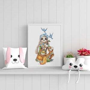 Magic Princess Cross Stitch Pattern PDF, Cinderella Hand Embroidery ...