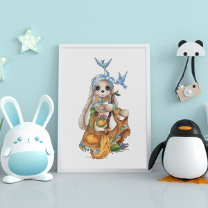 Magic Princess Cross Stitch Pattern PDF, Cinderella Hand Embroidery ...