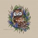 Owl Cross Stitch Pattern PDF Bird Counted Cross Stitch - Etsy Canada