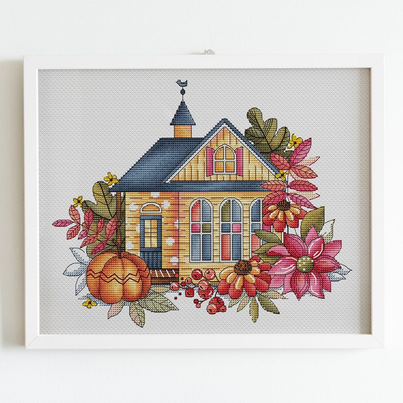 Wooden Fall House - Etsy
