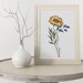 Realistic Flower Cross Stitch Pattern PDF Beautiful Watercolor Blooms ...
