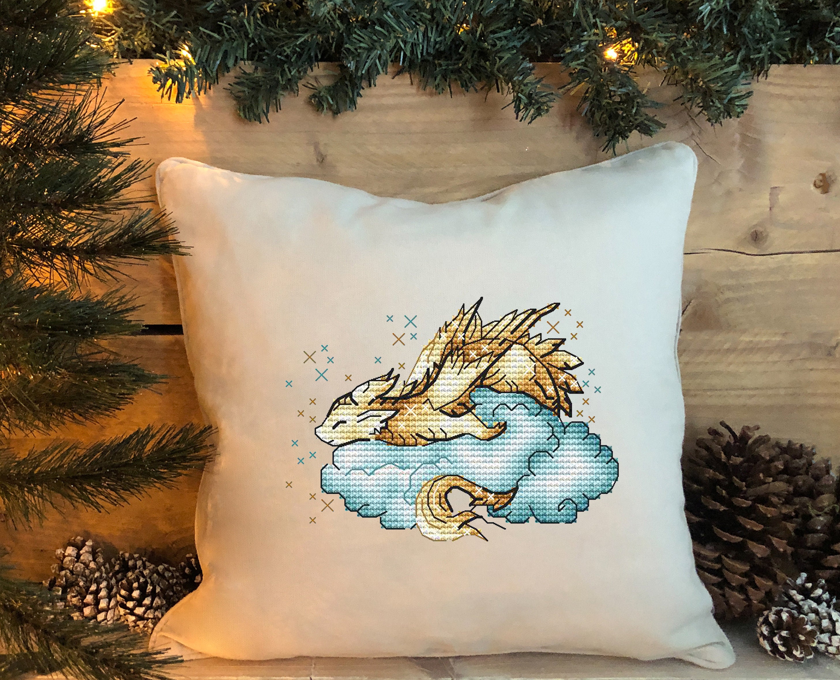 Dragon Cross Stitch Pattern PDF Instant Download Dream Cross - Etsy Canada