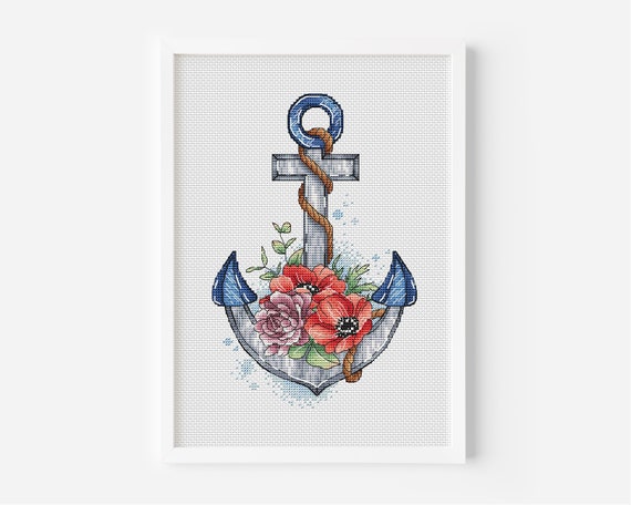 Nautical Cross Stitch Pattern PDF Sailing Cross Stitch Chart | Etsy
