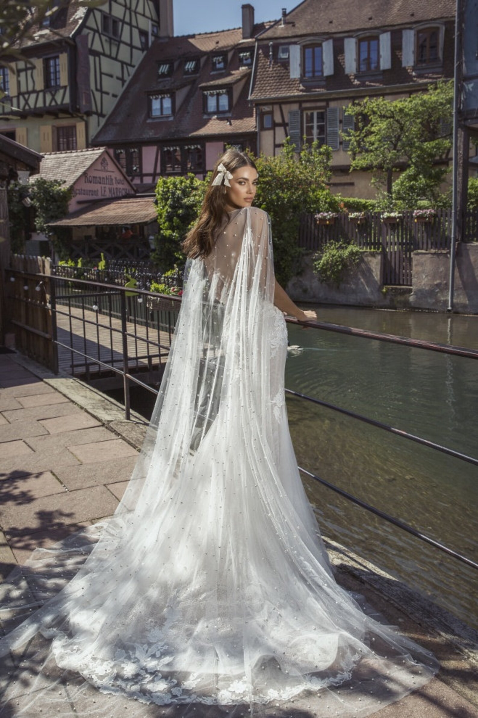 Wedding Pearl Cape, Bridal Long Cape - Etsy