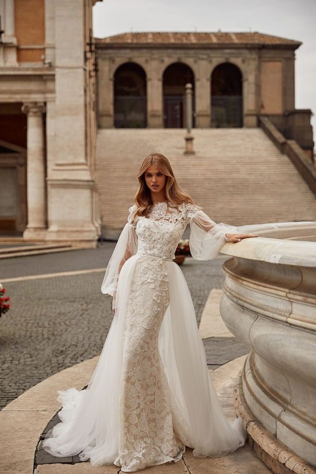 Detachable Tulle Wedding Train Detachable Train Wedding - Etsy