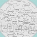 Map of the Constellations | Star Chart | Hand-drawn | Digital ...