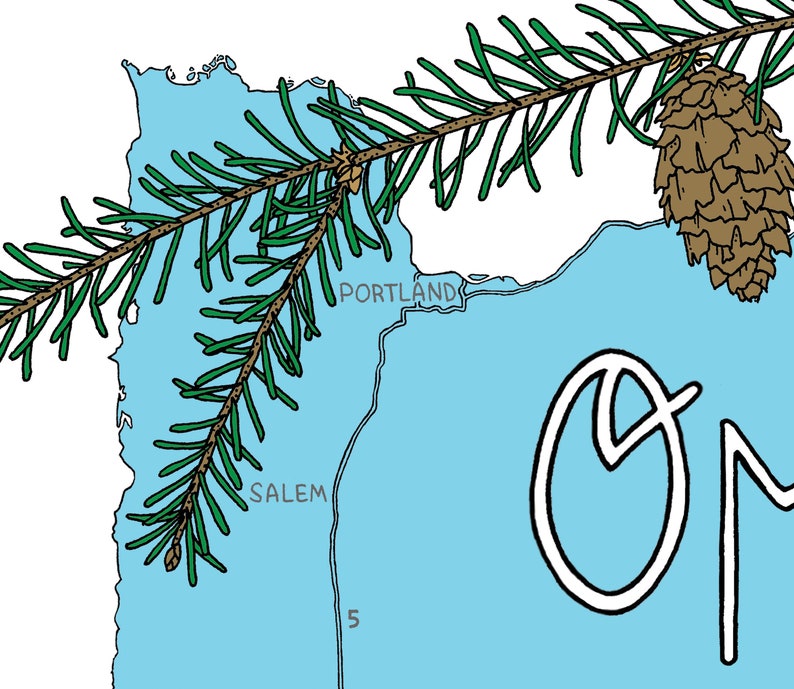 Oregon State Emblems | Digital, Printable Download - Etsy