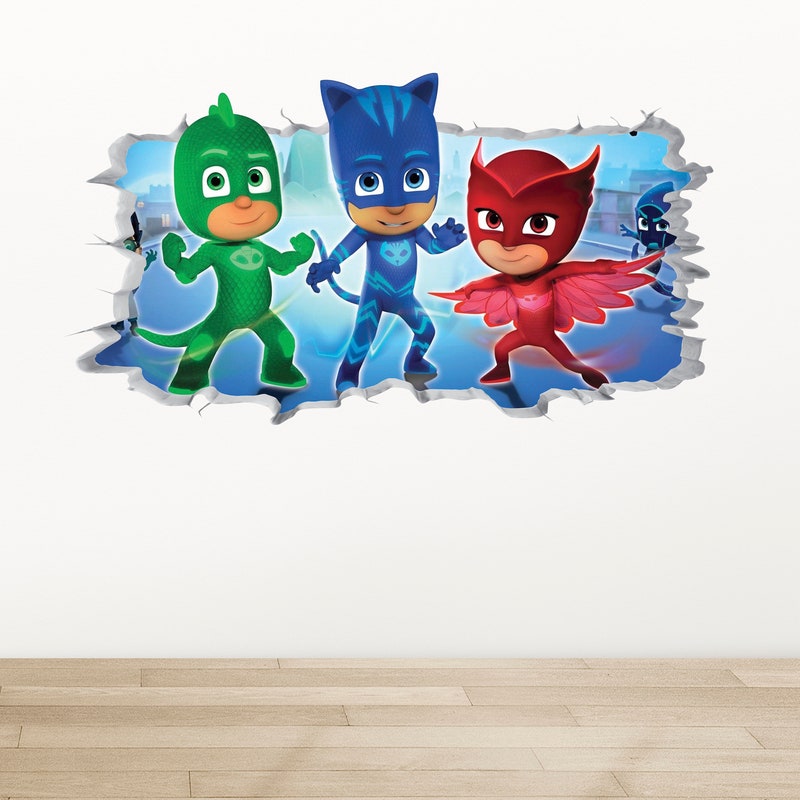 Pj Masks Sticker - Etsy