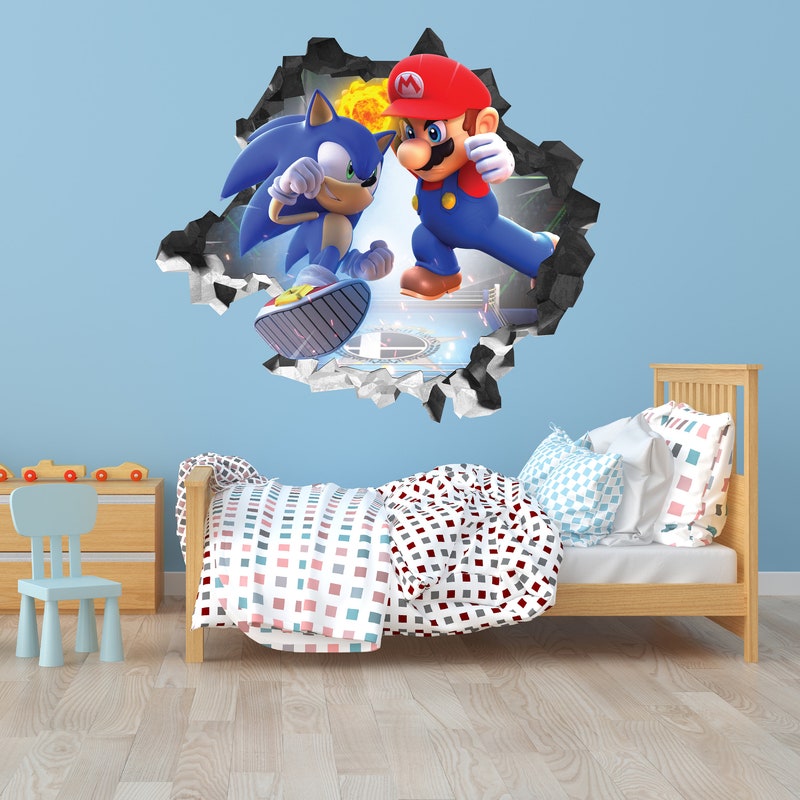Mario Wall Decal - Etsy