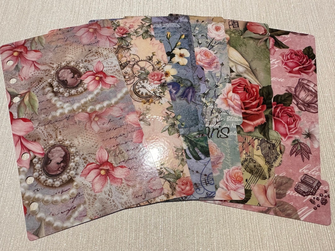 Divider Register Dividers Set Inserts Planner Ring Planner Personal ...