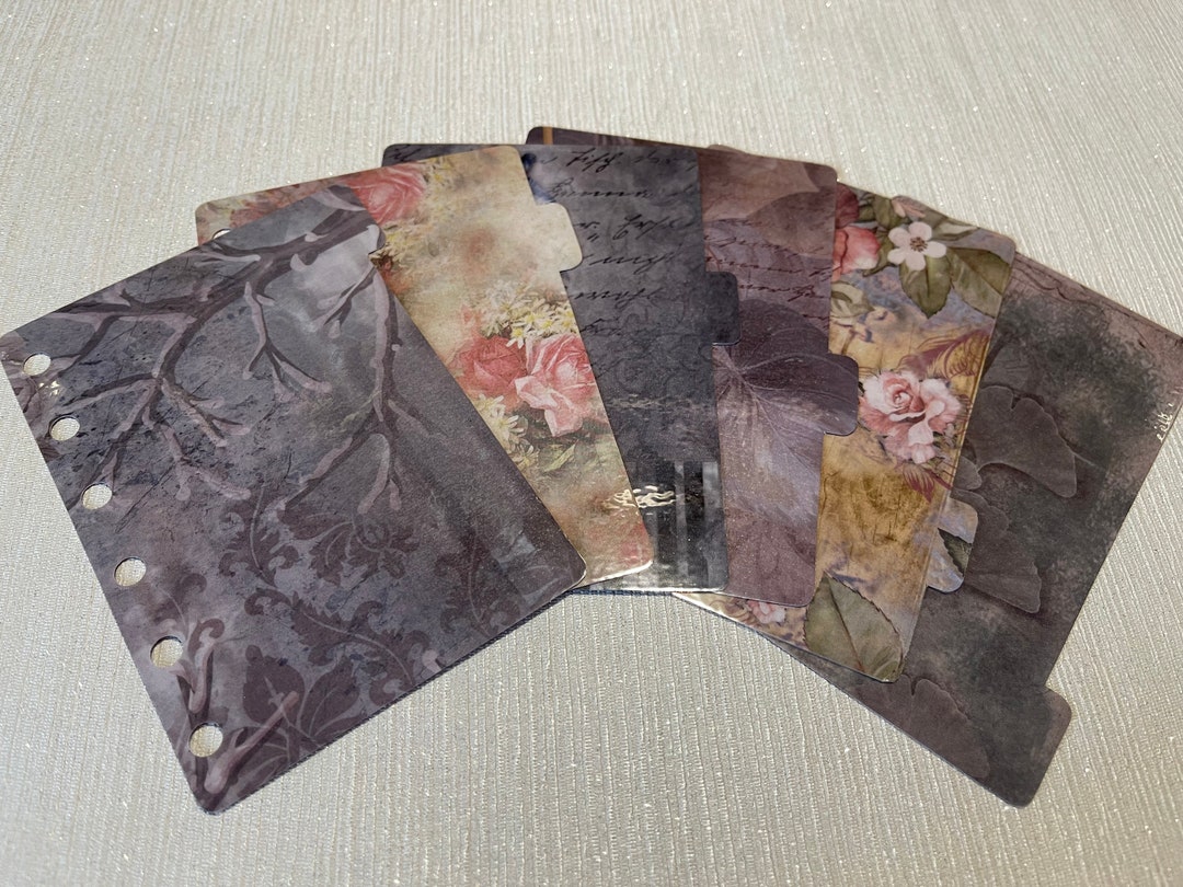 Divider Register Separator Sheets Set Inserts Planner Ring Planner ...