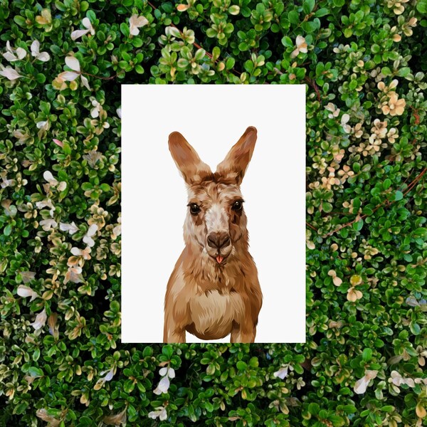 Kangaroo Thank You - Etsy