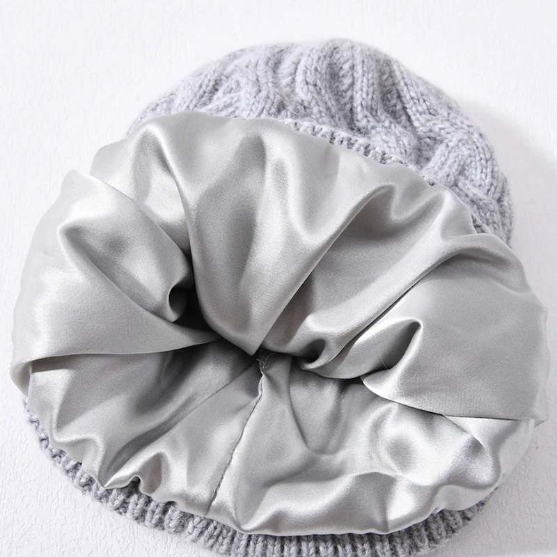 Custom Beanie Silk Lined - Etsy