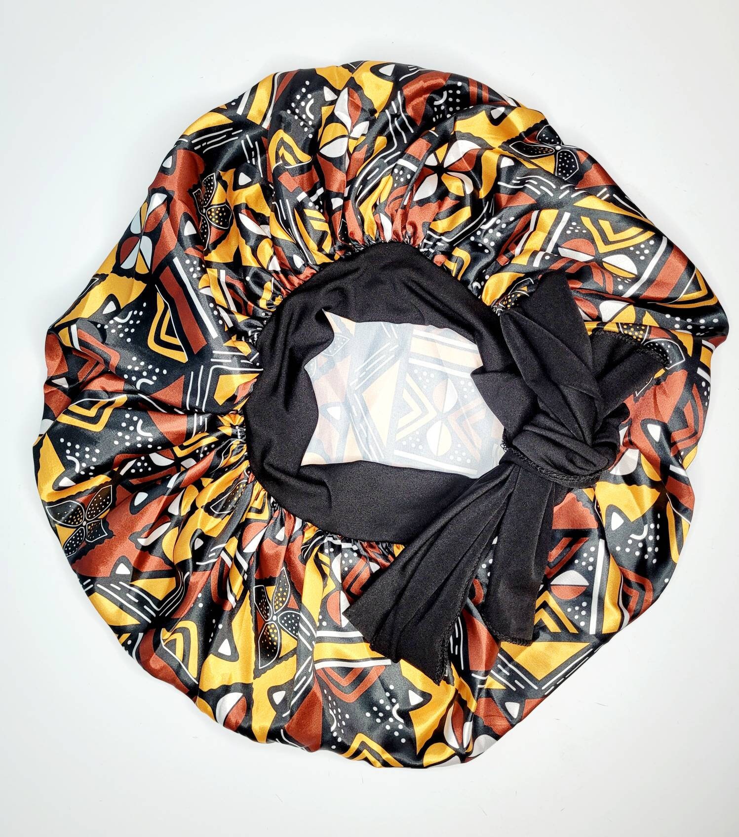 Jumbo Satin Bonnet With Stretch Edge Tie Protect Edges Baby | Etsy