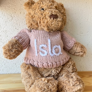 Jellycat Bartholomew Bear Name Sweater,jellycat Bear Sweater ...
