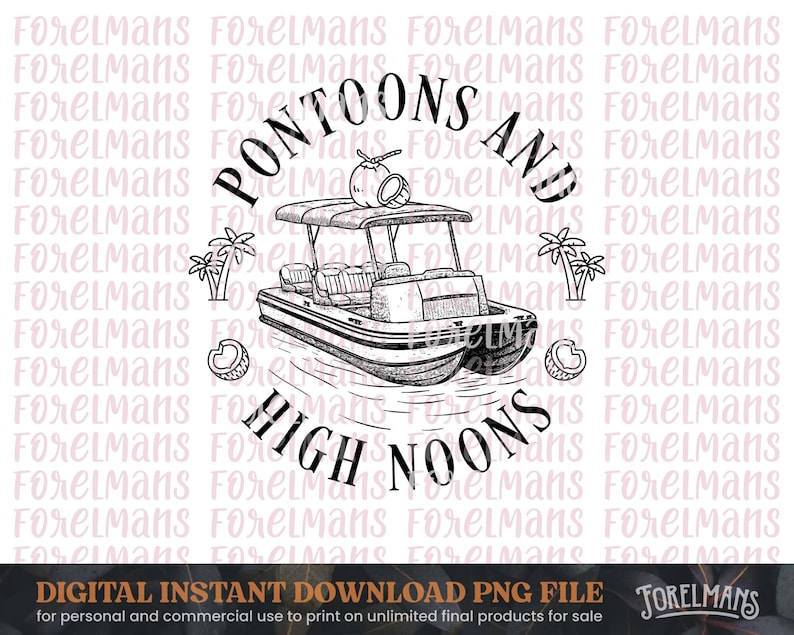 Pontoons and High Noons PNG, Drinks Day Png, Lake Png, Coconut Png ...