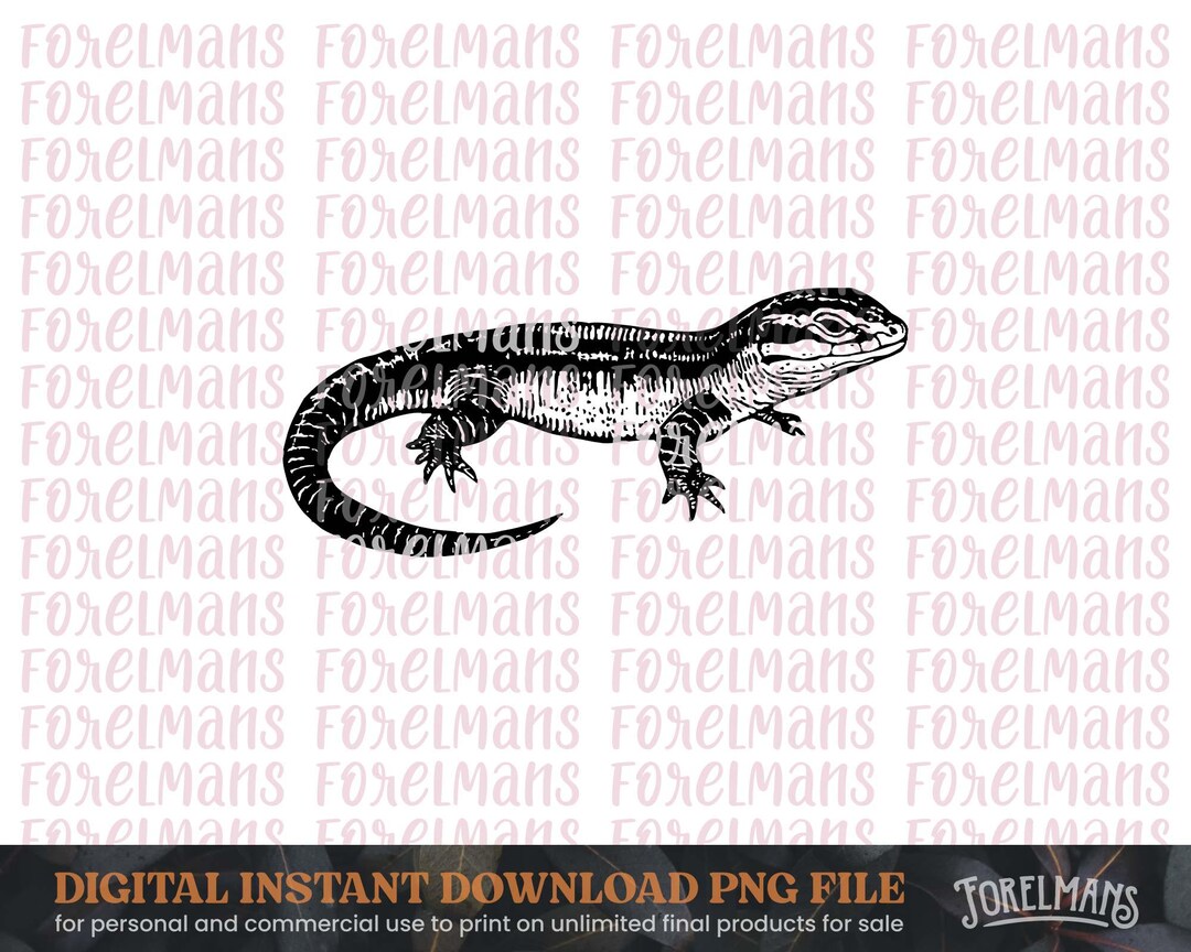 Blue Tongued Skink Svg, Blue Tongued Skink Png, Skink Svg, Skink Png ...
