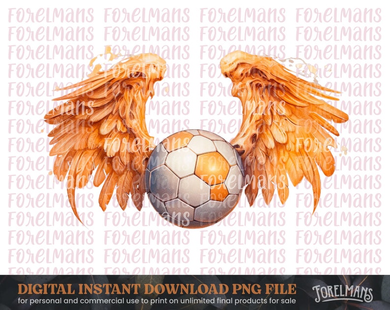 Soccer Ball With Wings PNG Soccer Ball Png Transparent - Etsy