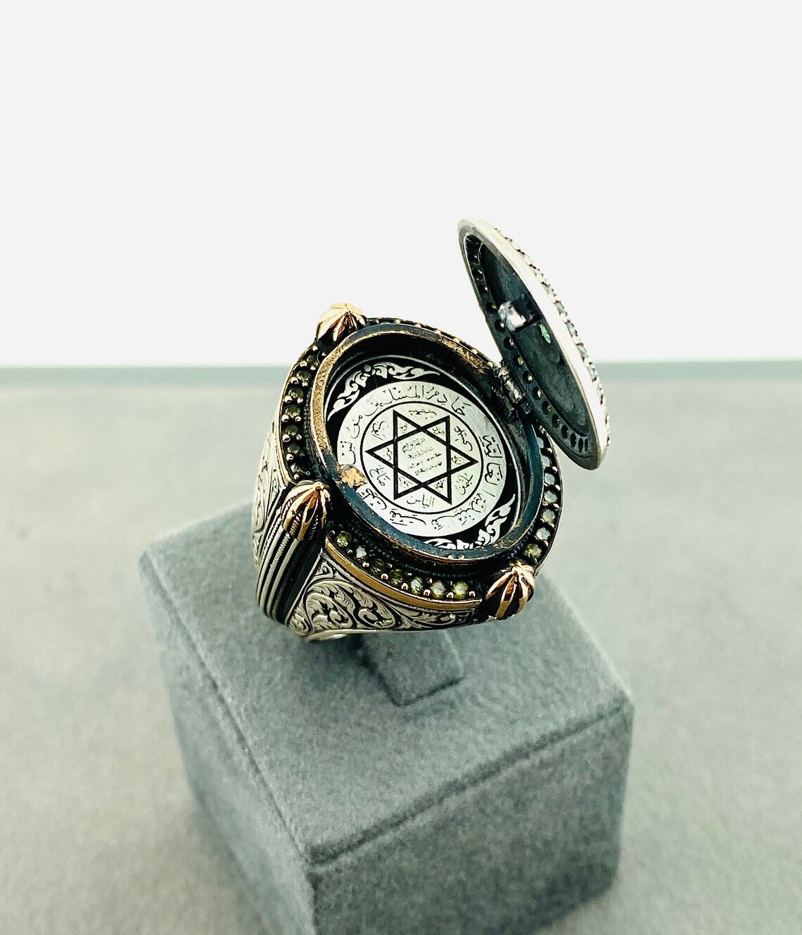 KING SOLOMON Ring-seal of Solomon-sterling Silver | Etsy Canada