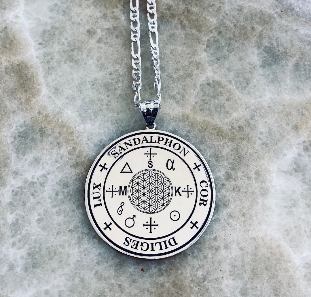 SEAL ARCHANGEL Sandalphon-angel of Music-archangel Necklace-archangel ...