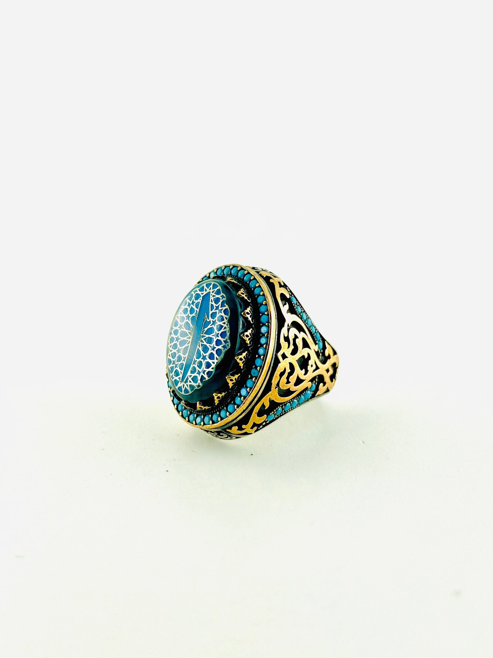 ELIF Ring-islam Ring-arabic Letter Rings-gift for Men-mens - Etsy